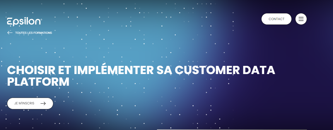 Formation Maîtrisez la Customer Data Platform (CDP) | Epsilon France ...